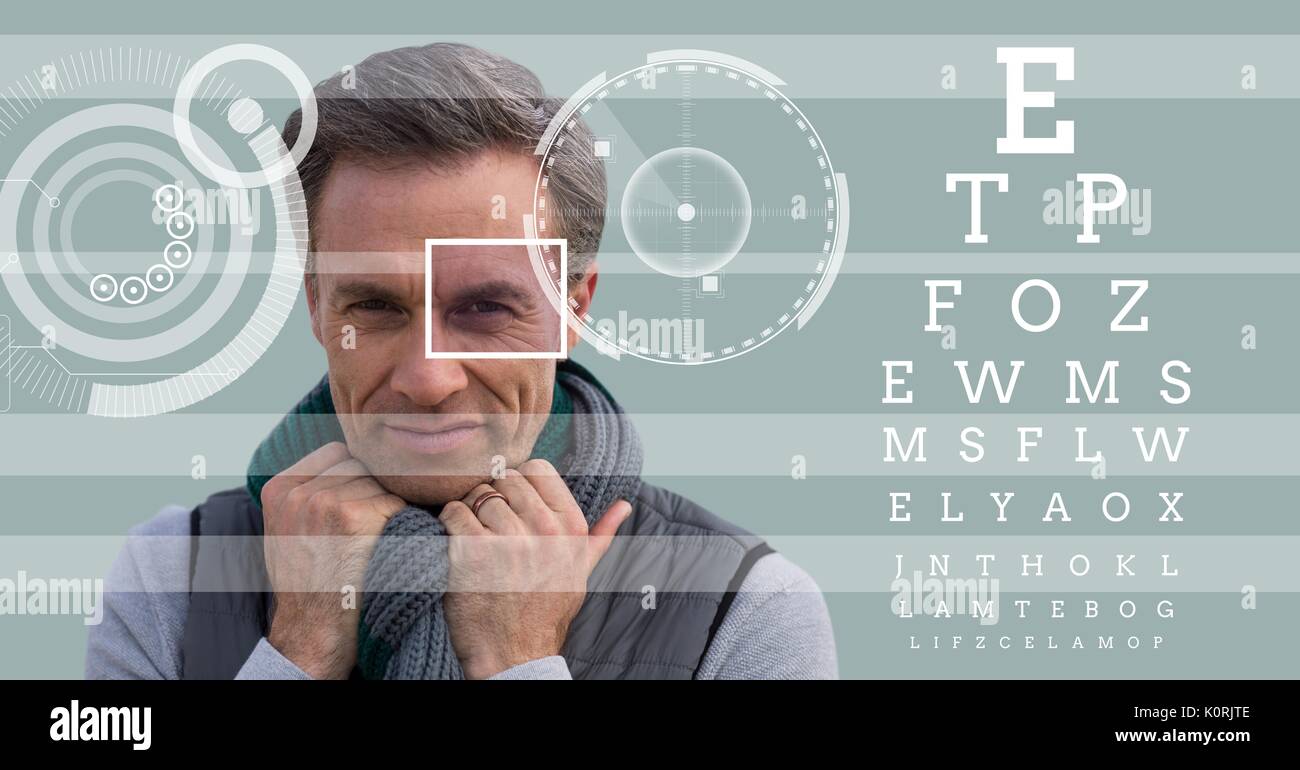 Eye test horizontal lines hi-res stock photography and images - Alamy