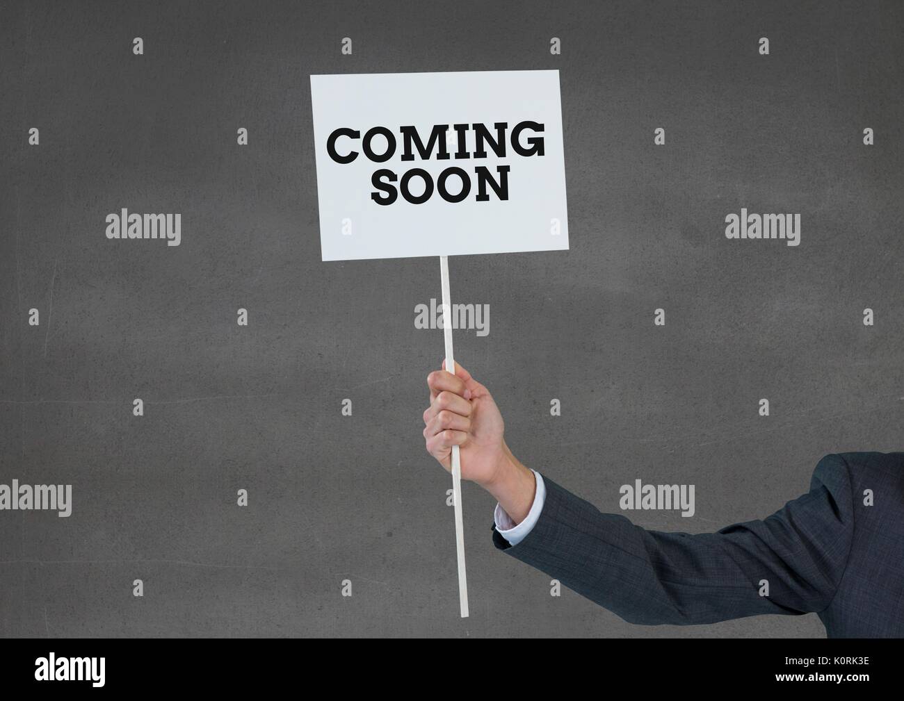 3d business man coming out hi-res stock photography and images - Alamy