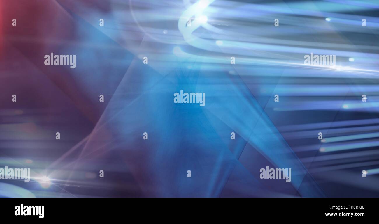 Digital composite of Abstract transition with illuminated light streams ...