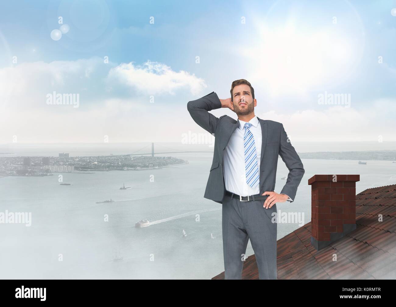 Doctor standing on the roof hi-res stock photography and images - Alamy