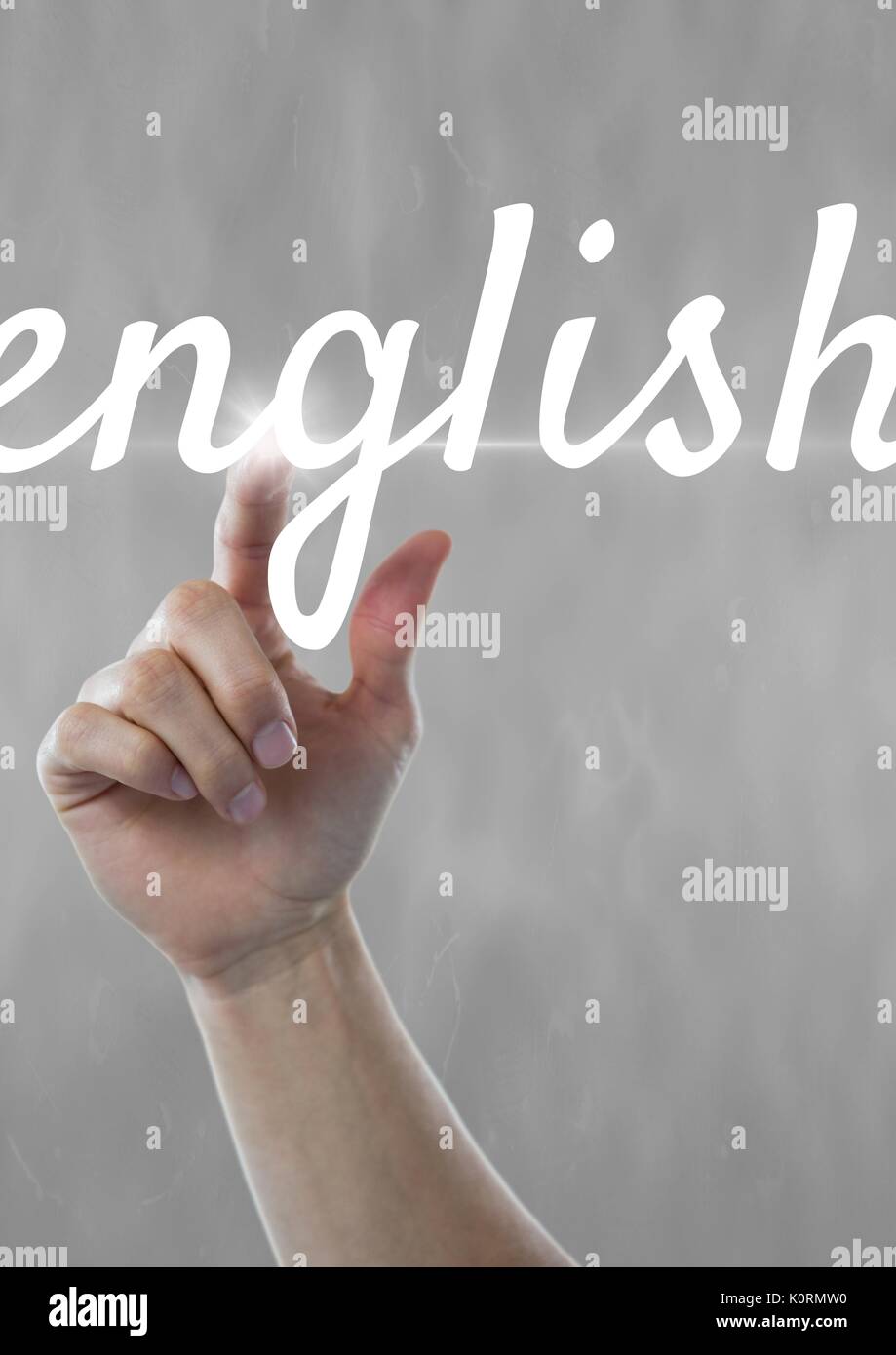 Interacting animation hand using digital hi-res stock photography and ...