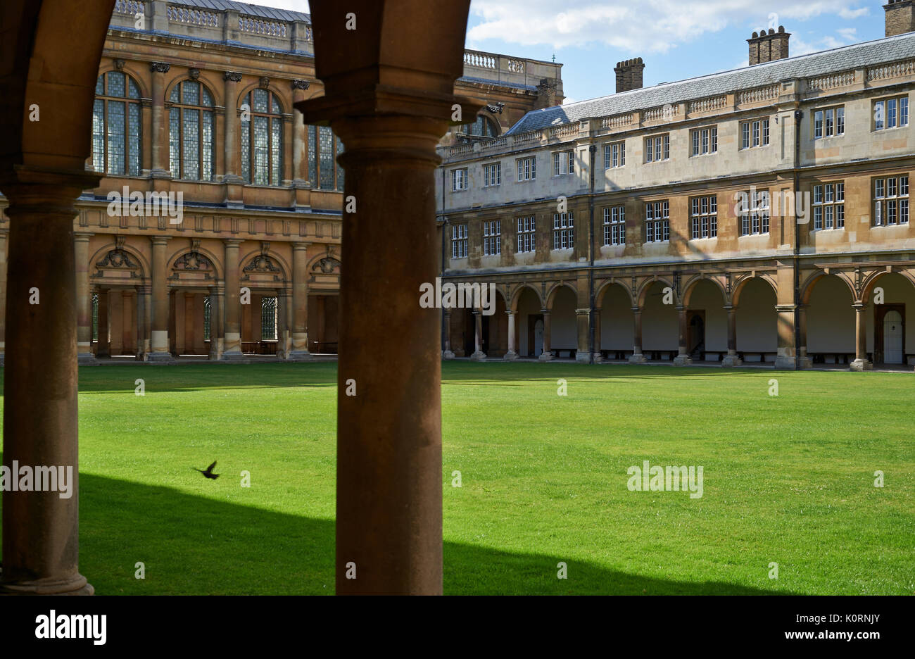 Trinity College Nevile Court Cambridge Stock Photo - Alamy