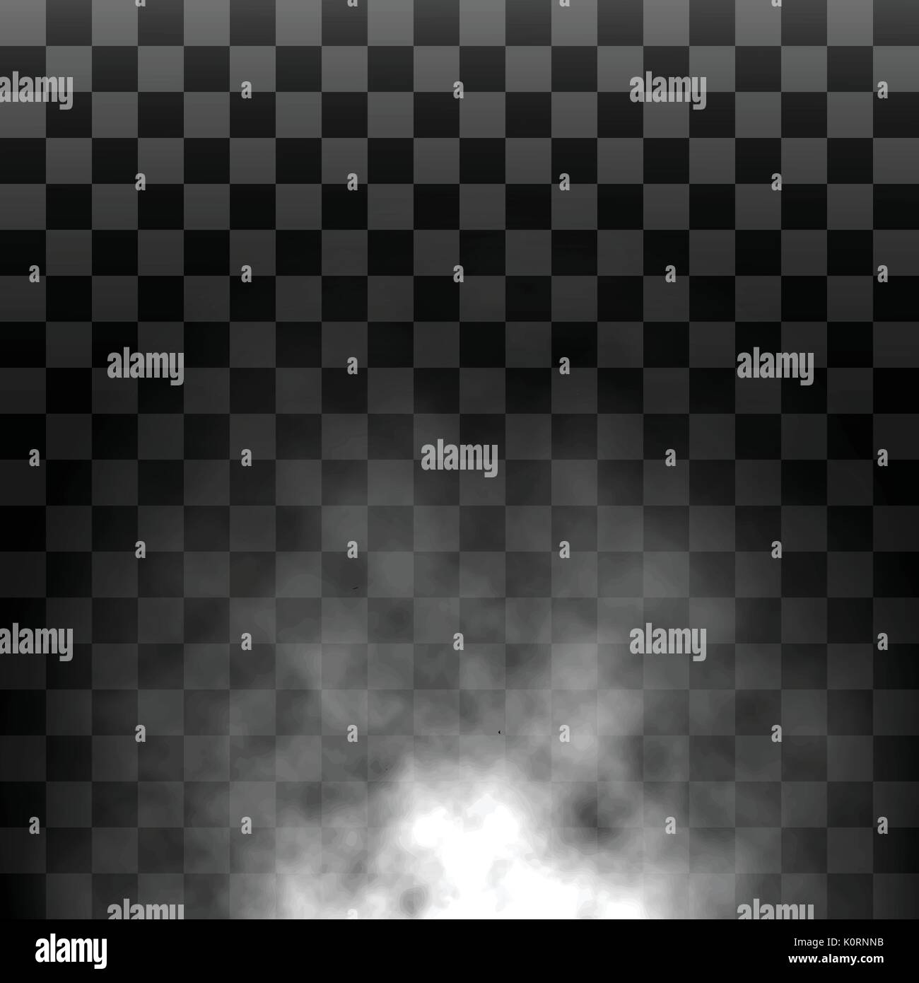 Fog, Steam or Smoke Isolated Transparent Special Effect. White vector ...