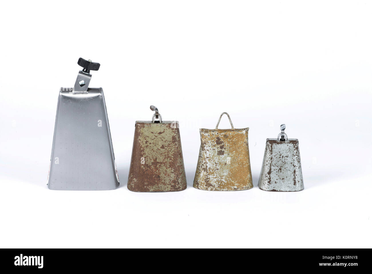 Cowbells percussion hi-res stock photography and images - Alamy