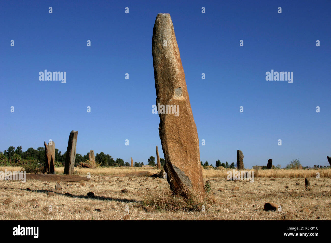 Gudit Stelae Field, Axum, Ethiopia. Named after Queen Gudit, 10th ...