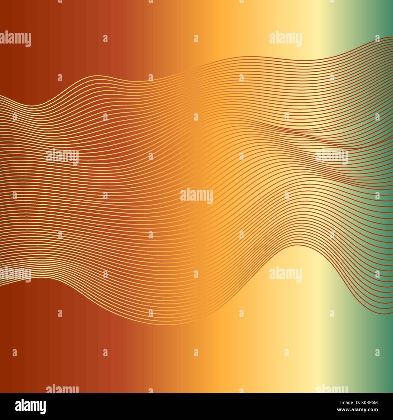 Abstract color wave design element. Colorful vector background. Blended ...