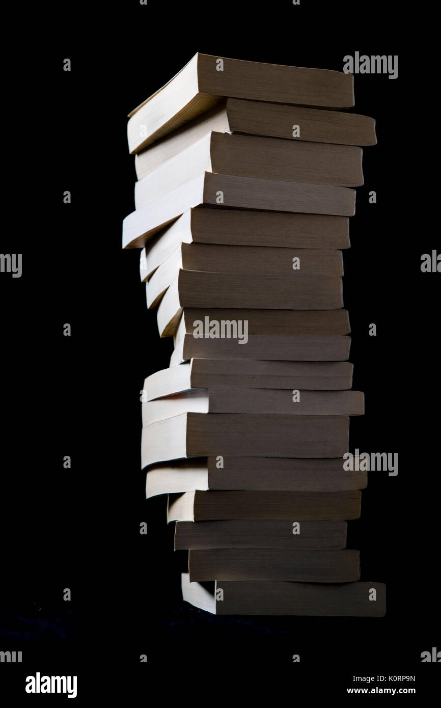 Pile of generic books hi-res stock photography and images - Alamy