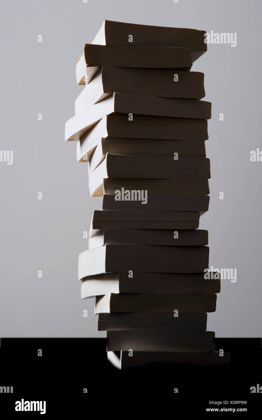 Pile of generic books hi-res stock photography and images - Alamy