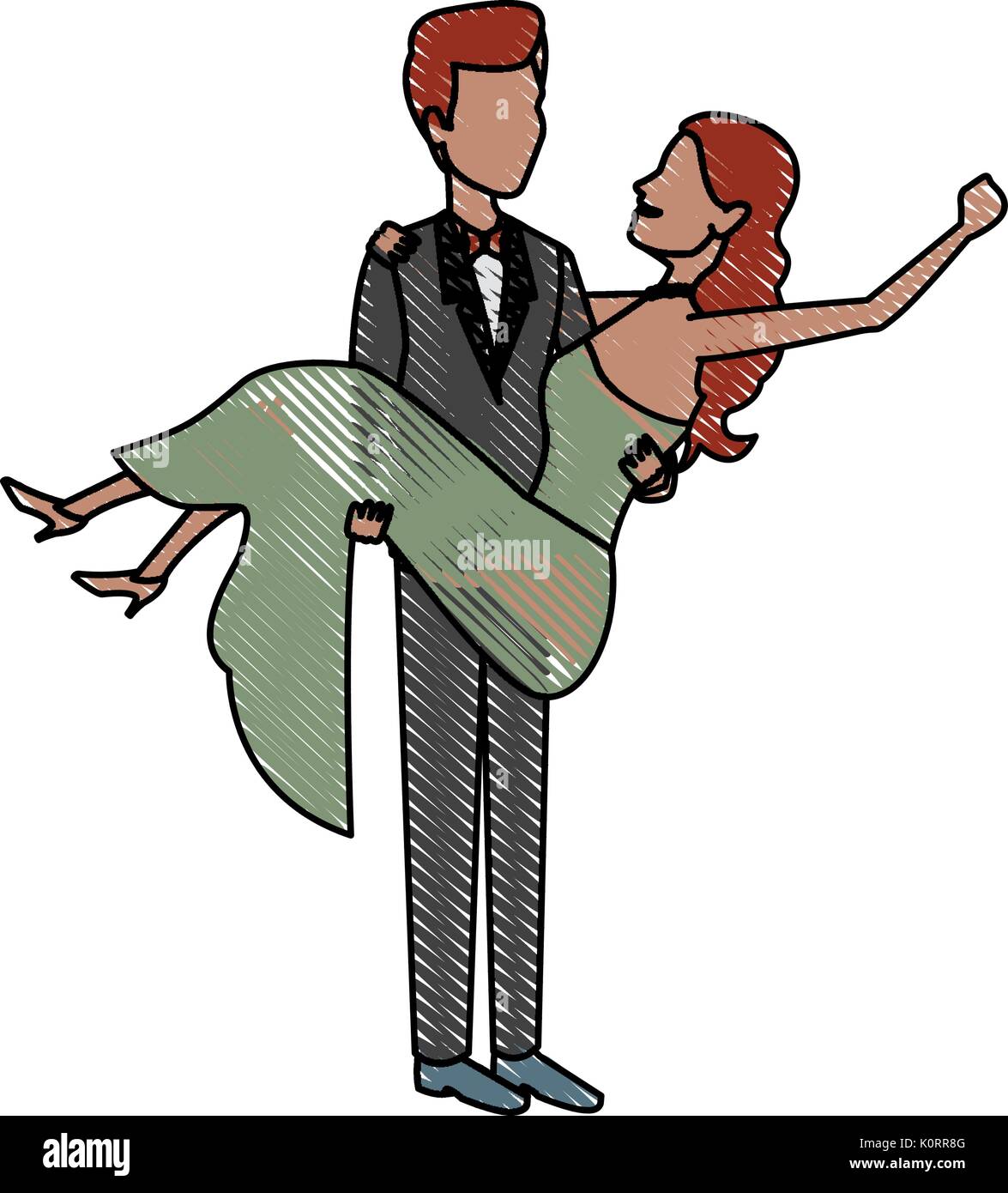Carry in arms Stock Vector Images - Alamy