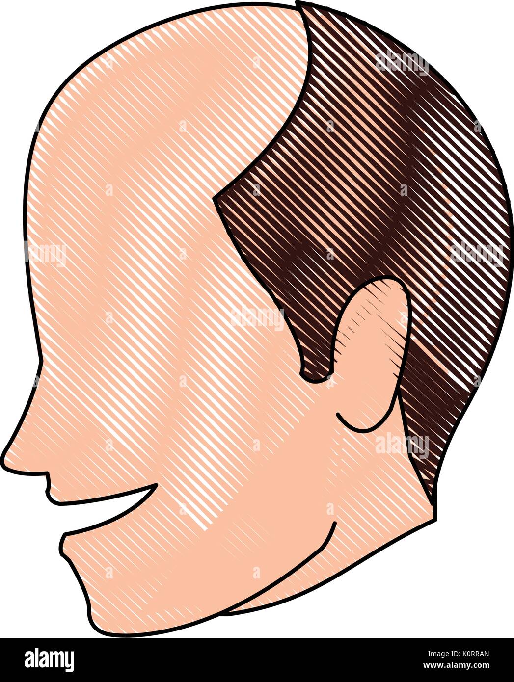 happy man wedding groom face profile Stock Vector Image & Art - Alamy