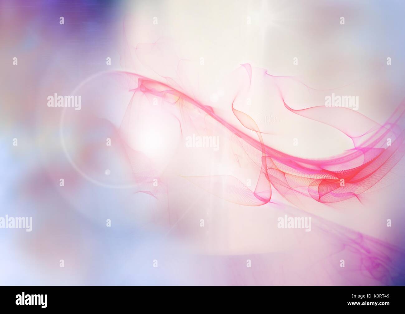 Digital composite of Abstract transition with colorful scientific ...