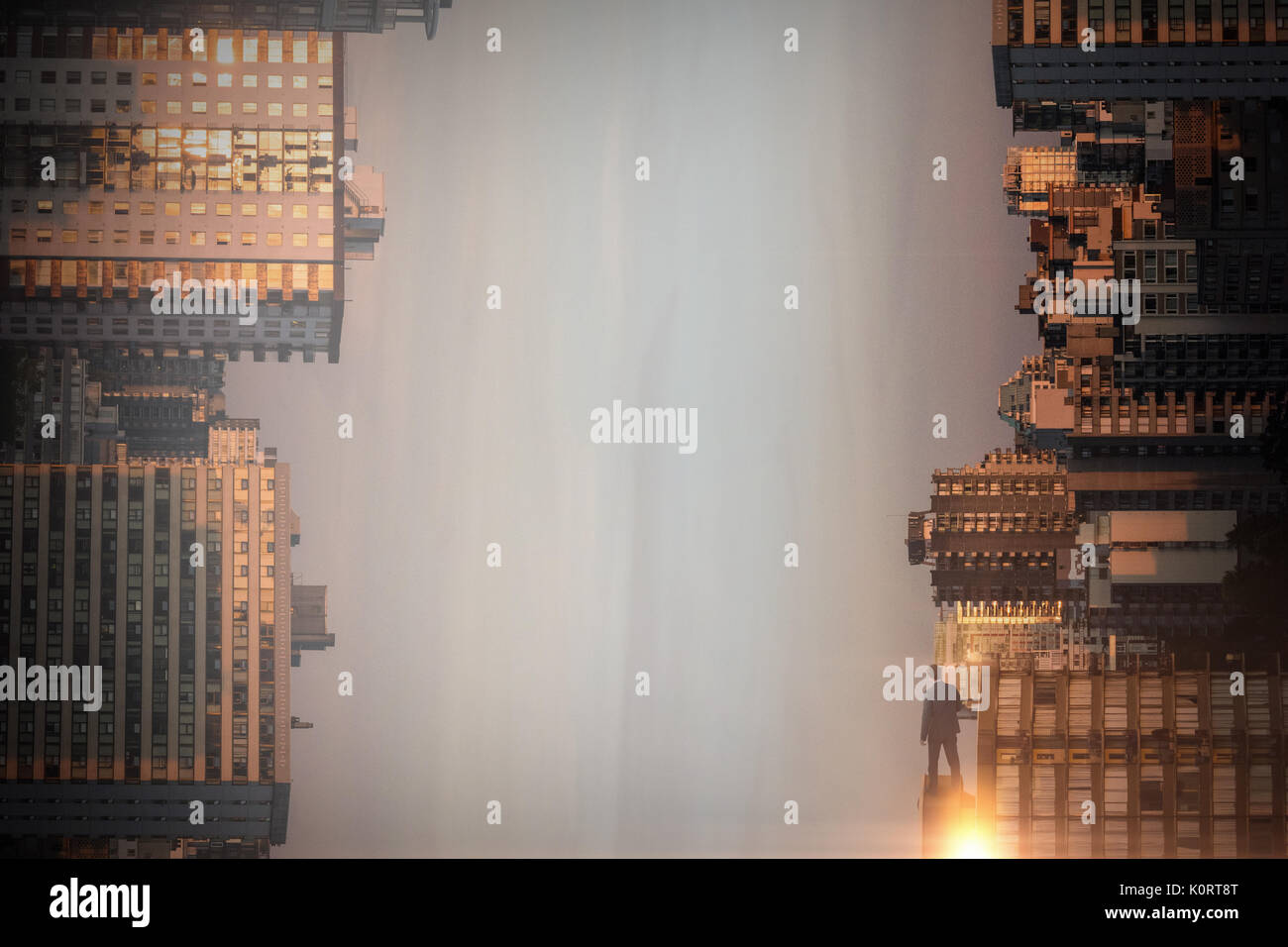 Man looking window office exterior hi-res stock photography and images ...