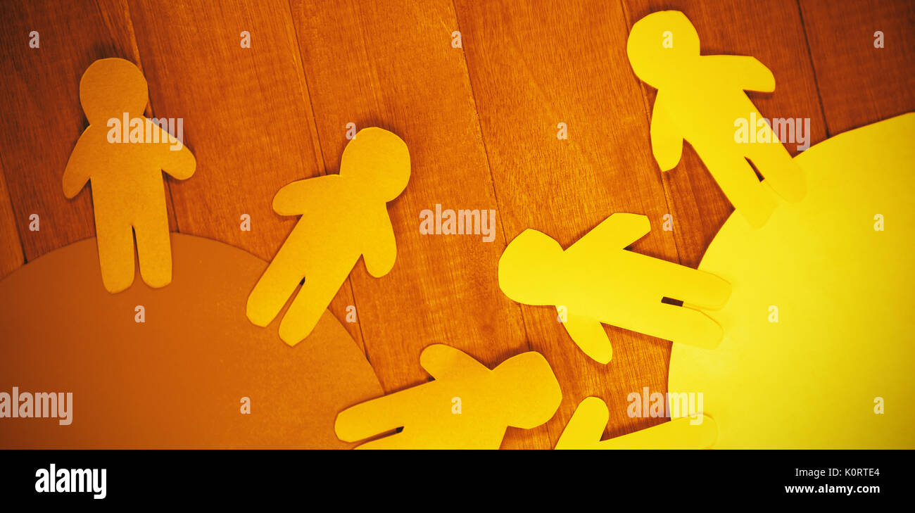 Cut out figures paper hi-res stock photography and images - Alamy