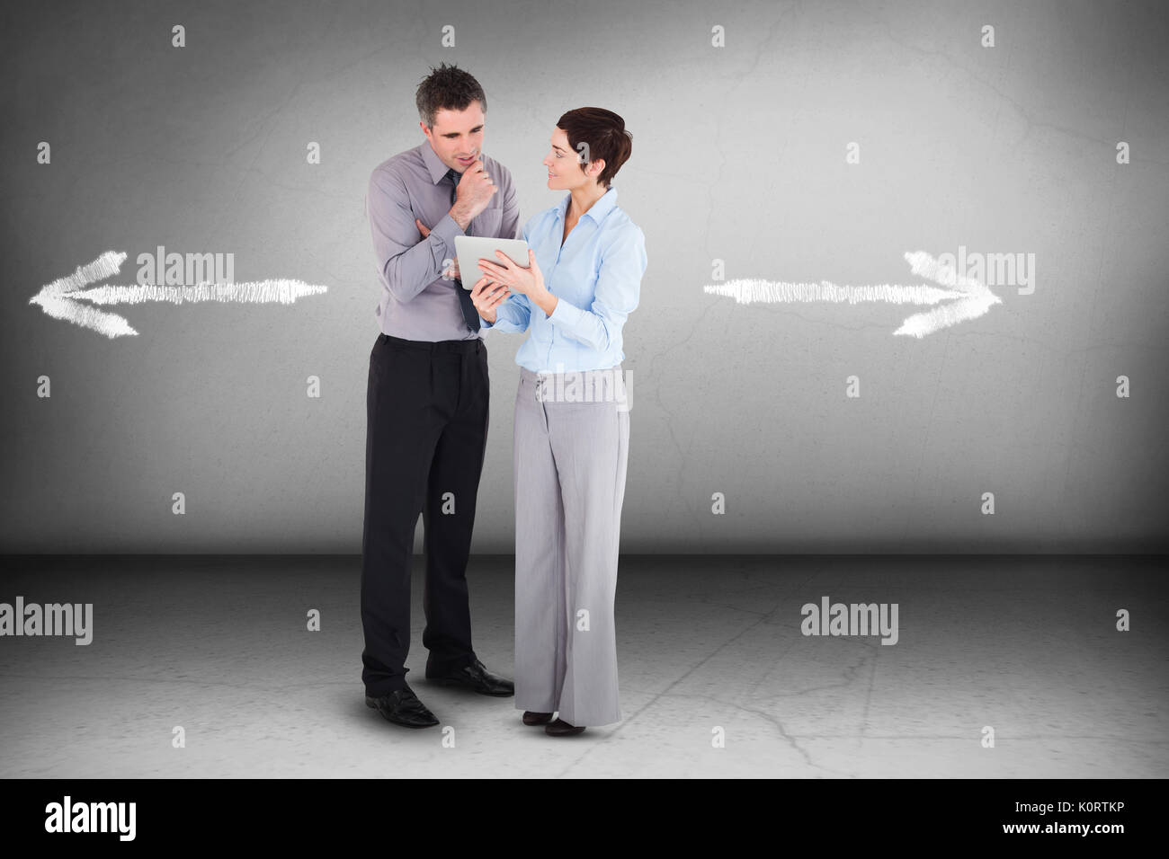 Business man standing looking over room hi-res stock photography and ...
