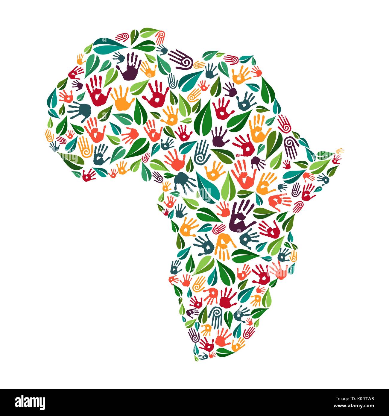 Africa Continent Art