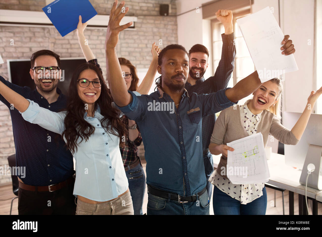 Successful team hi-res stock photography and images - Alamy