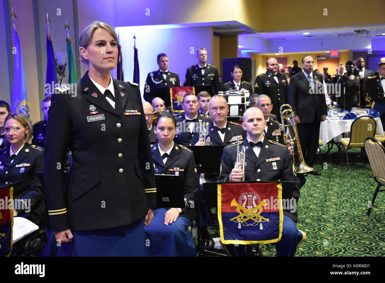 88th Regional Support Command Army Band member CW3 Sharon Toulouse ...