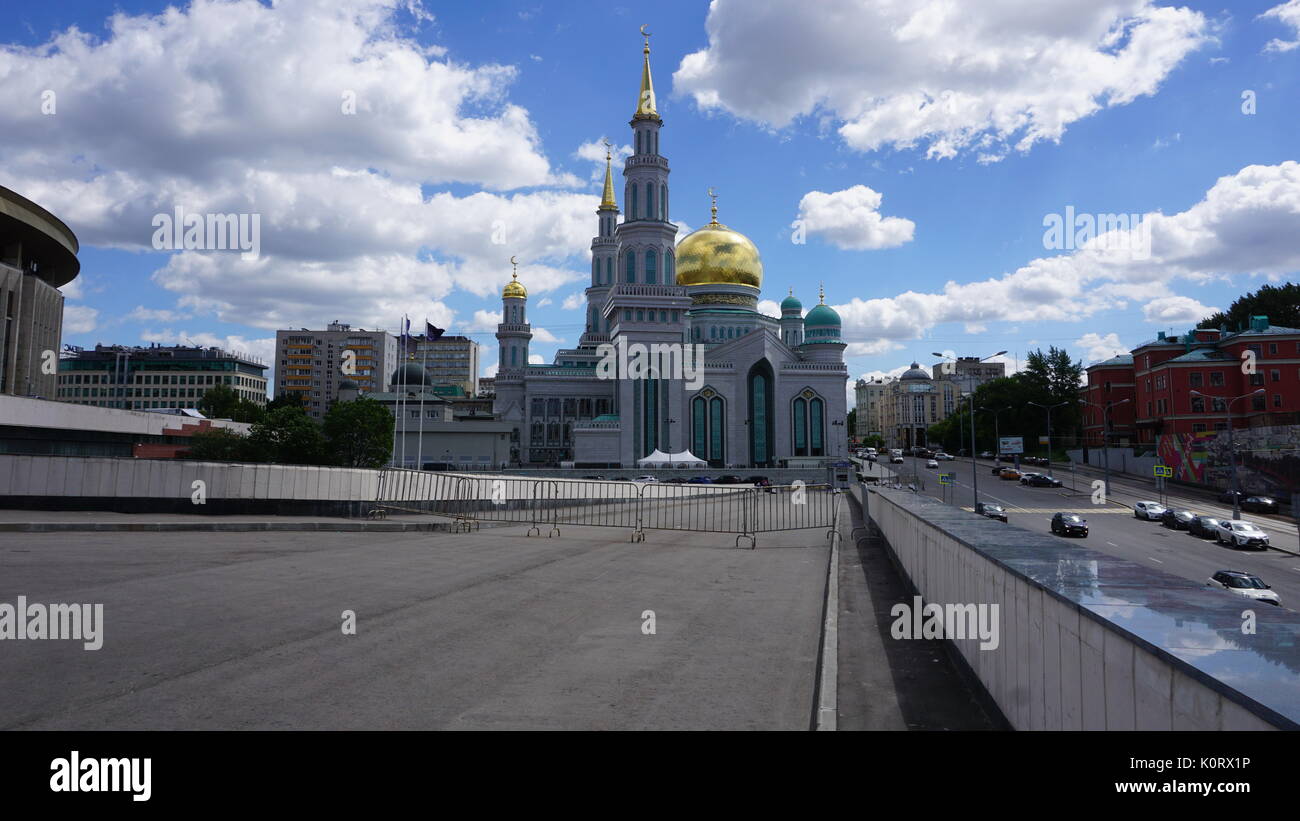 Russia Moscow Mosque Stock Photo - Alamy