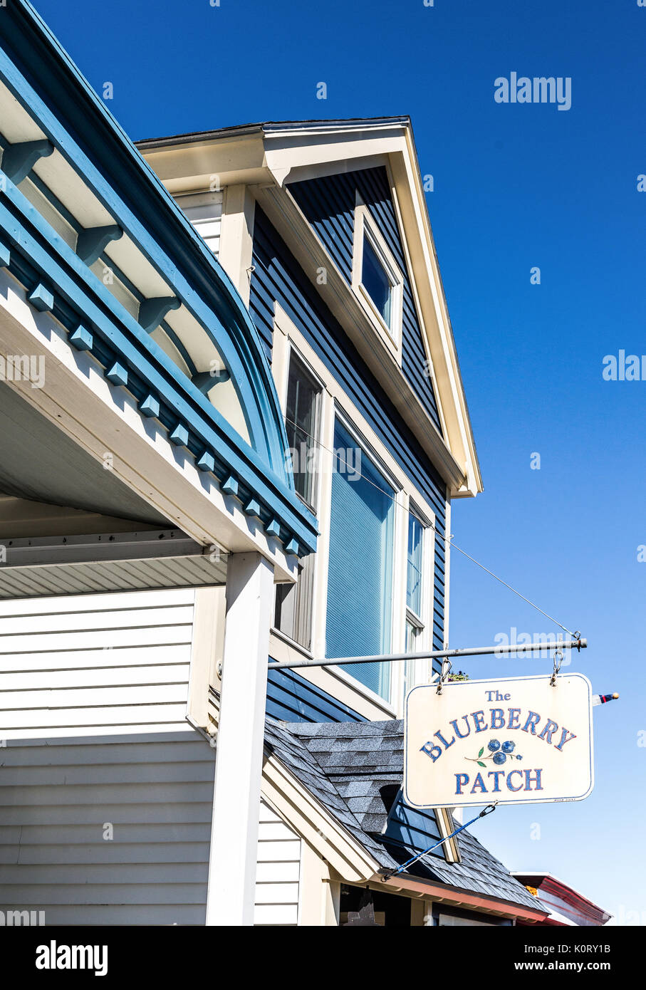 The Blueberry Patch in Bar Harbor Stock Photo - Alamy