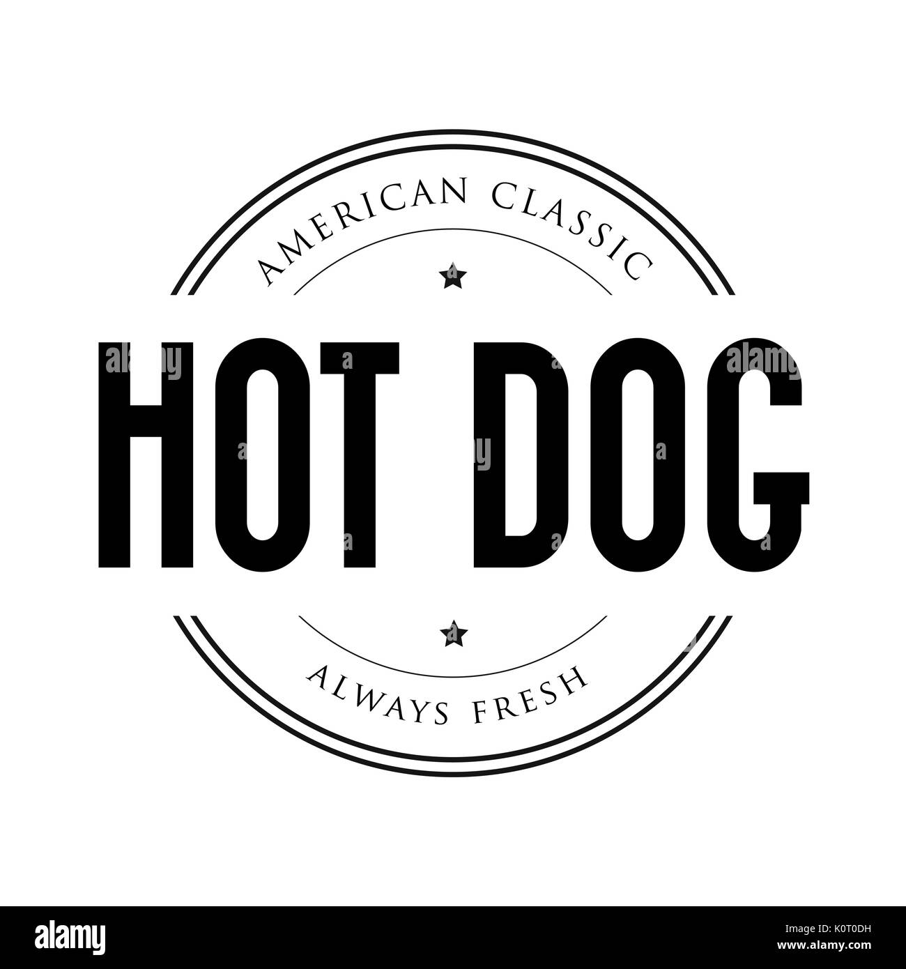 Fast food classic Cut Out Stock Images & Pictures - Alamy