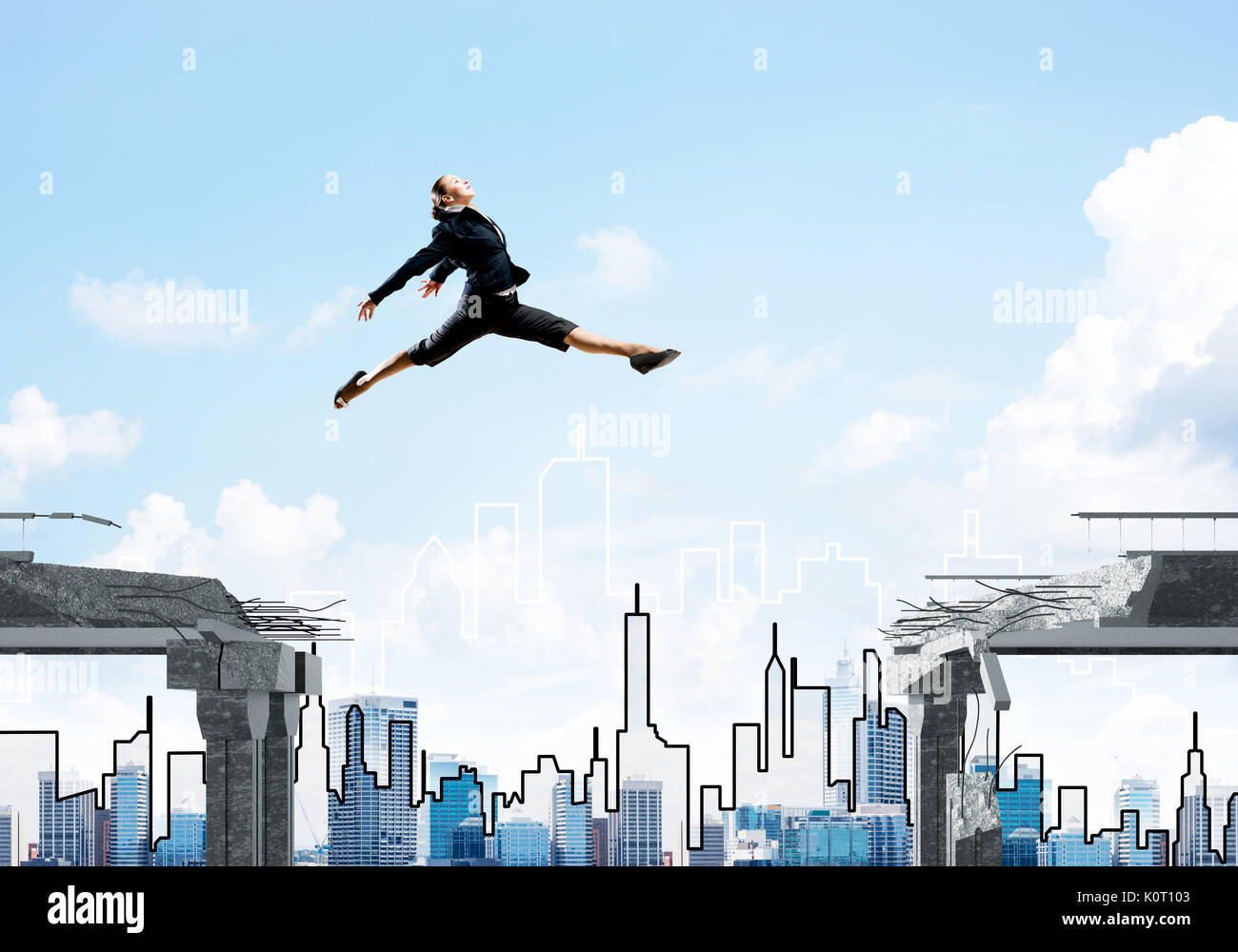 Problem and difficulties overcoming concept Stock Photo - Alamy