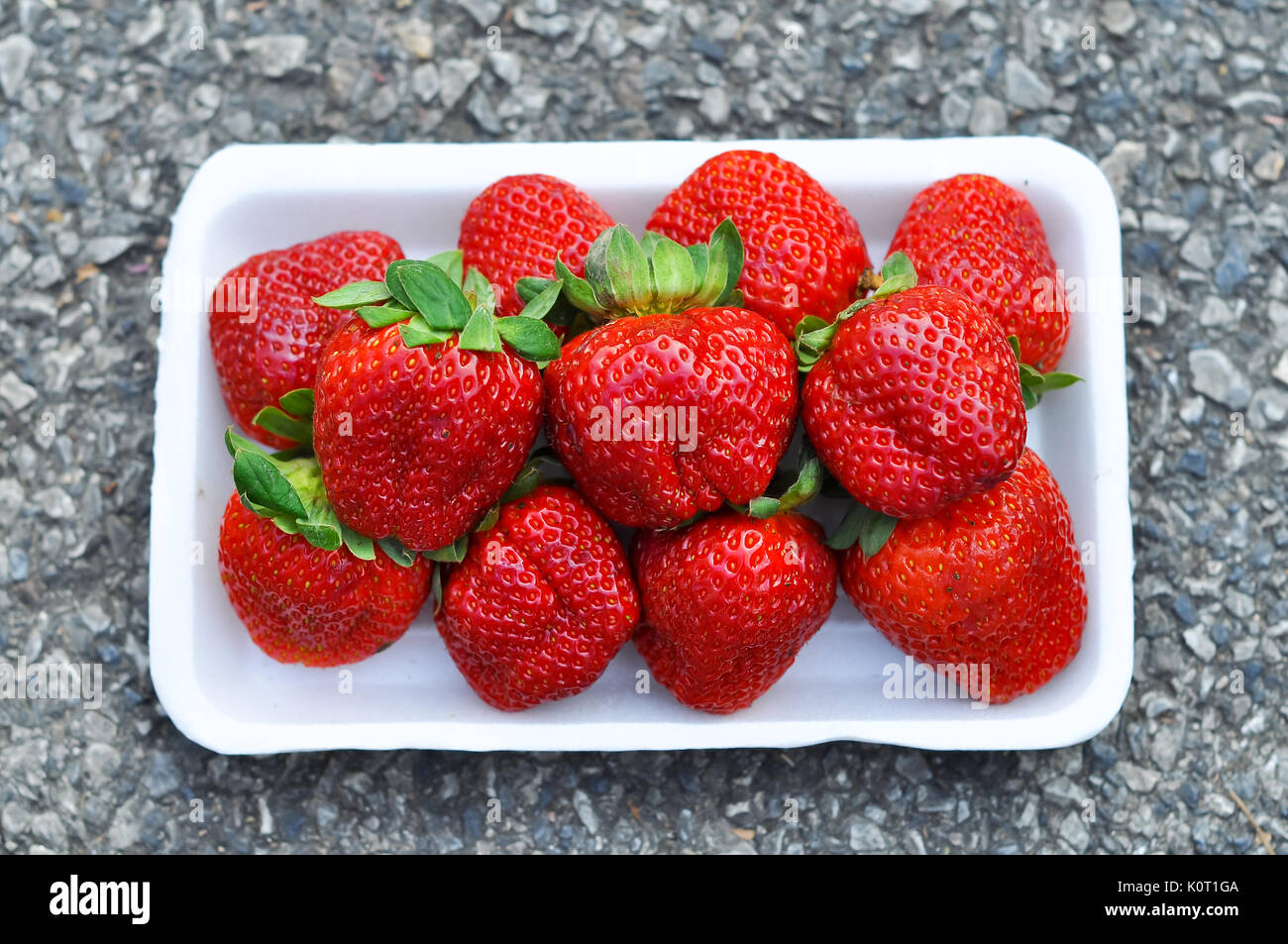 strawberry is an excellent source of vitamin C and flavonoids Stock ...