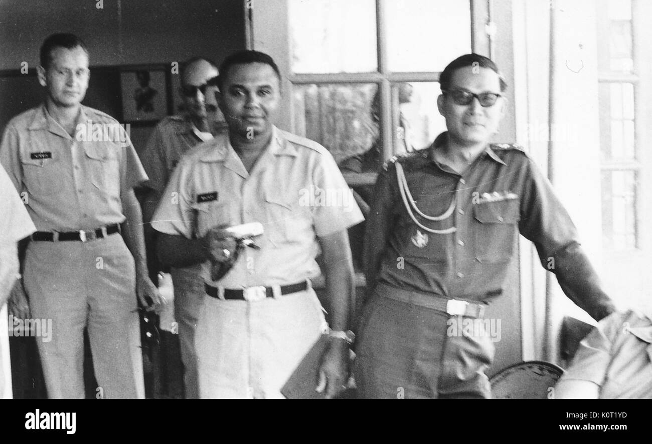 African-American United States Army Lieutenant standing with other ...