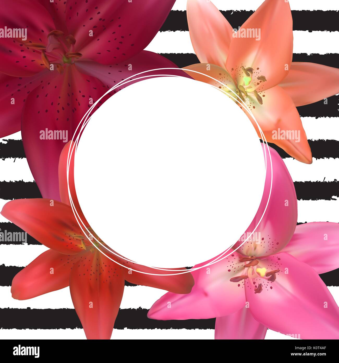 Tiger lily illustration hi-res stock photography and images - Alamy