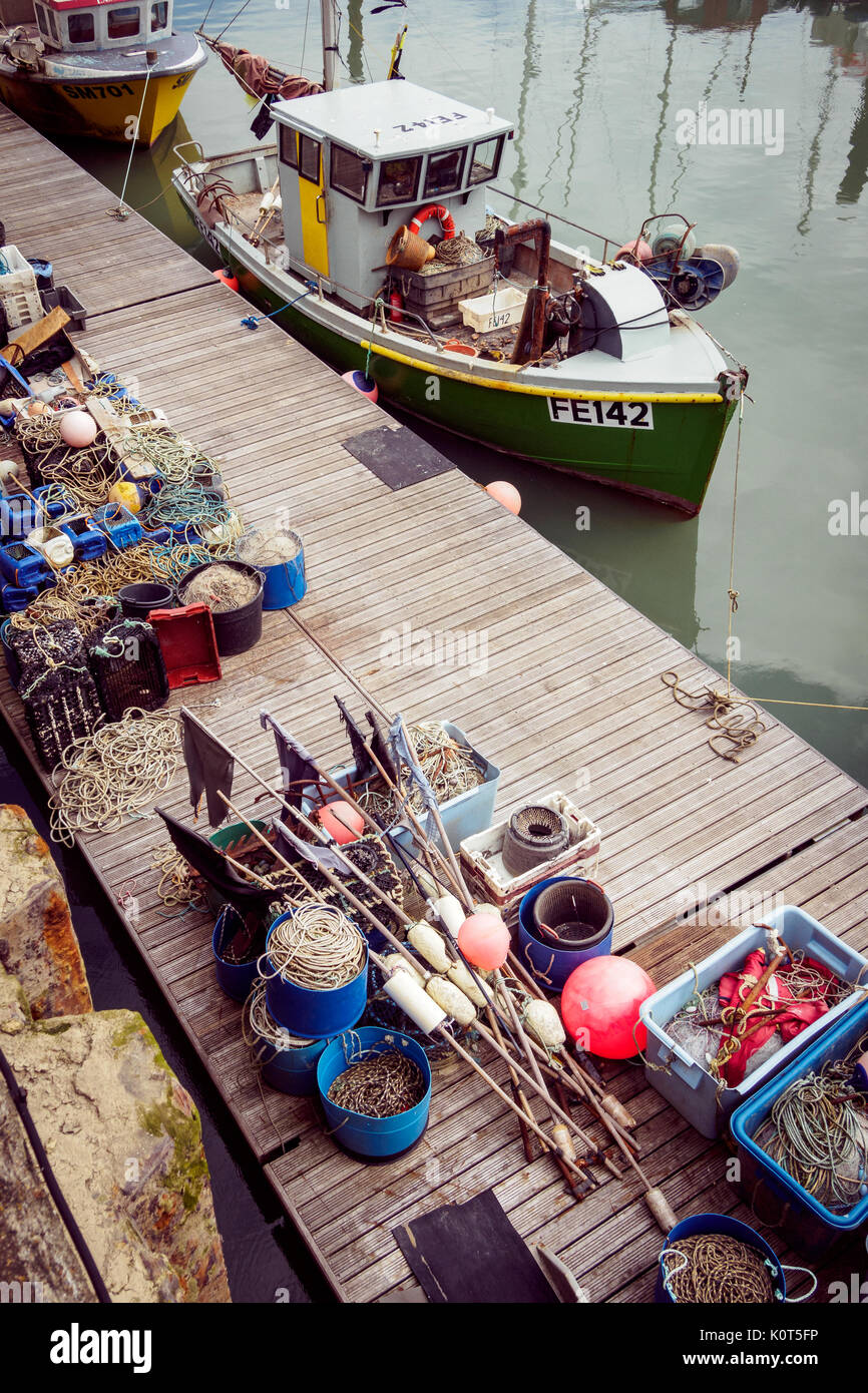 Old fishing boxes hi-res stock photography and images - Alamy