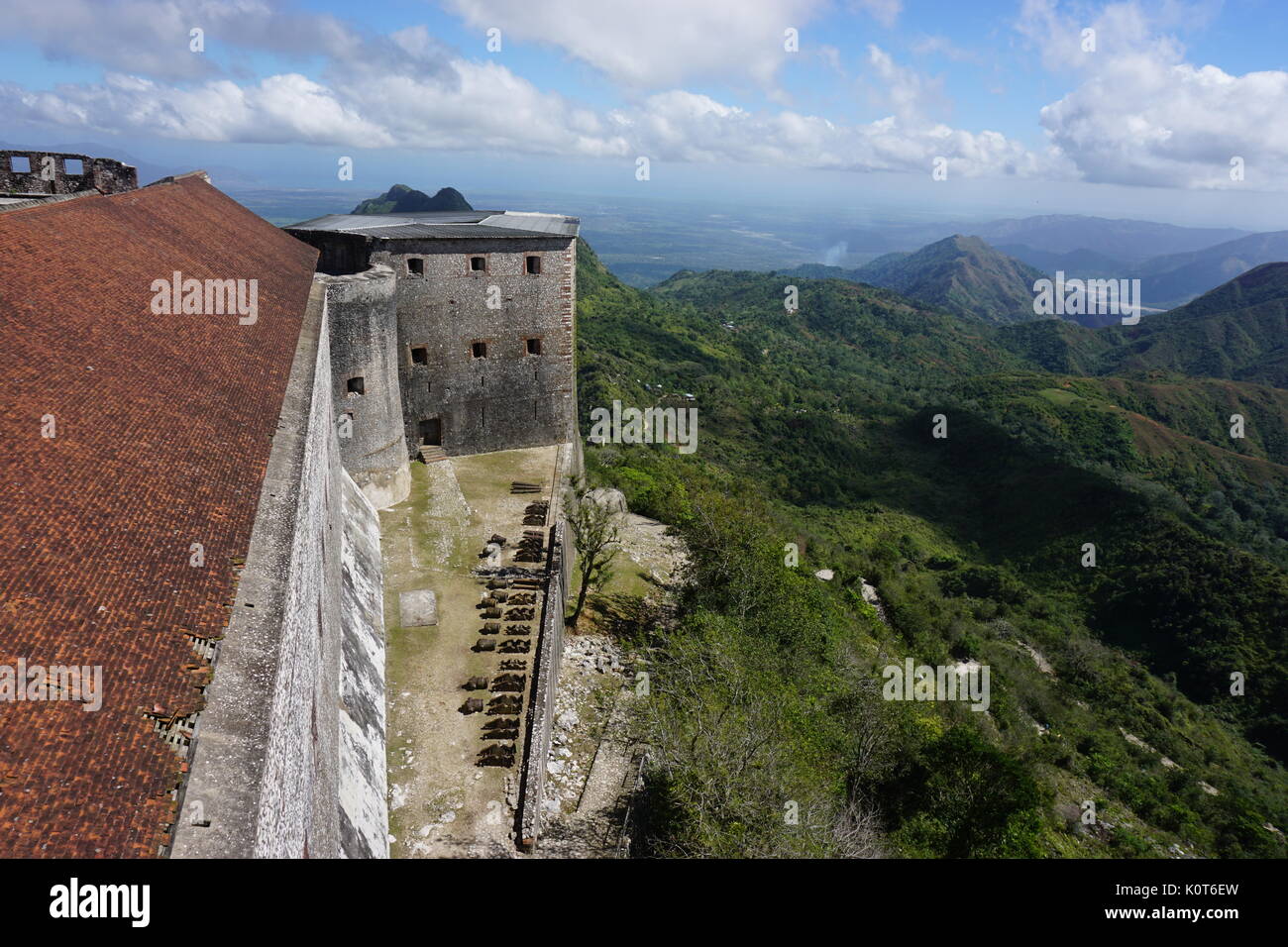 Outside Haiti's Citadelle fortress Stock Photo - Alamy