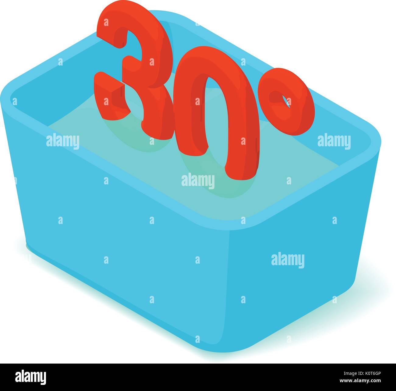 Basin 30 degrees icon, isometric 3d style Stock Vector Image & Art - Alamy