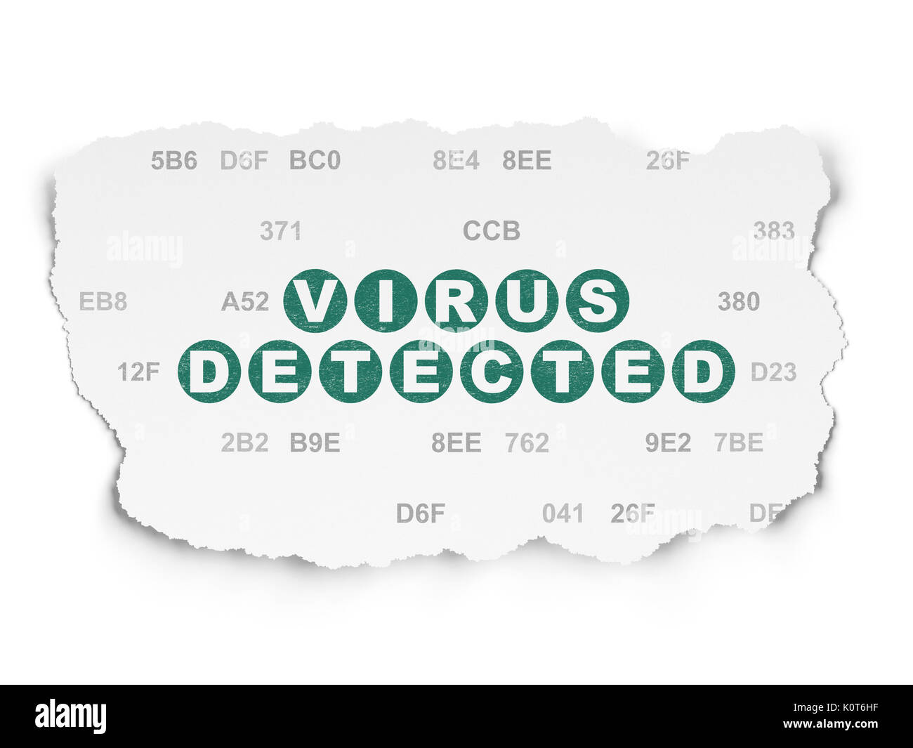 Safety concept virus detected Cut Out Stock Images & Pictures - Alamy