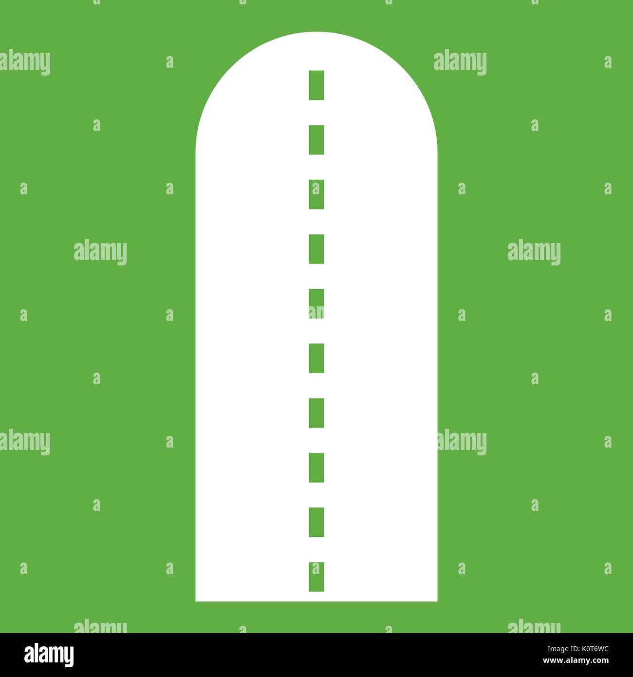 Long way icon green Stock Vector Image & Art - Alamy