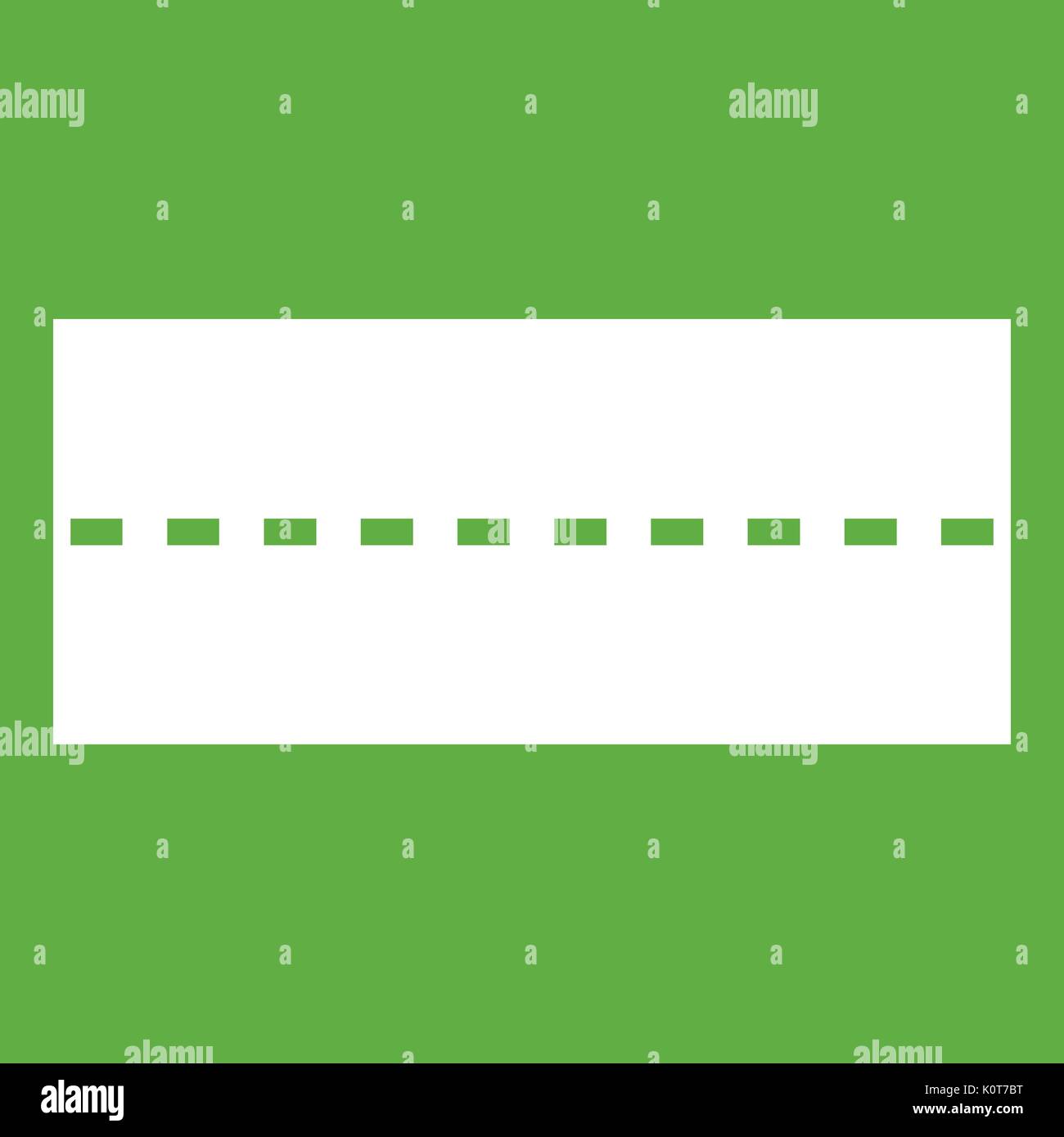 Straight road icon green Stock Vector Image & Art - Alamy