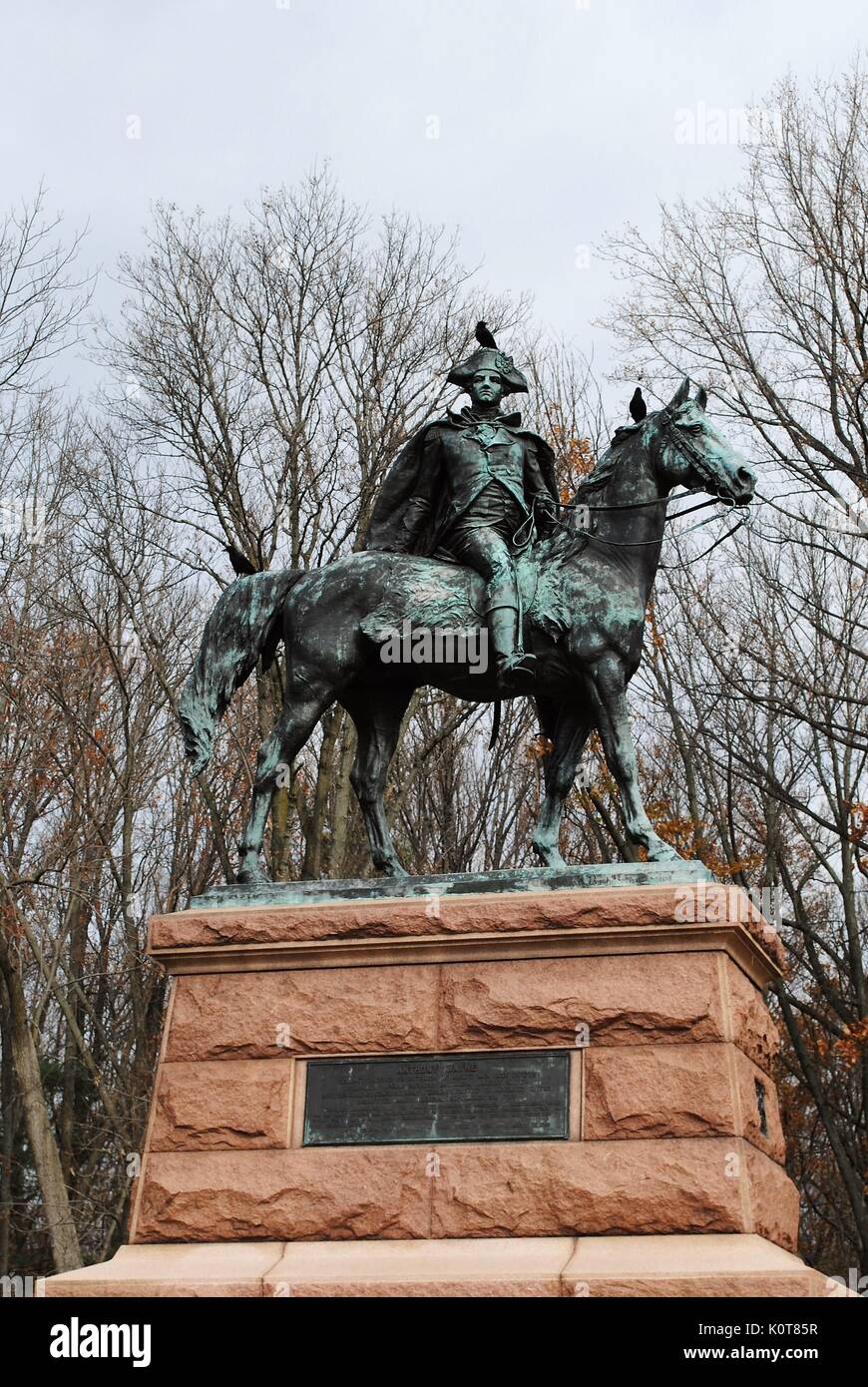 General Anthony Wayne Monument at valley forge national historical park ...