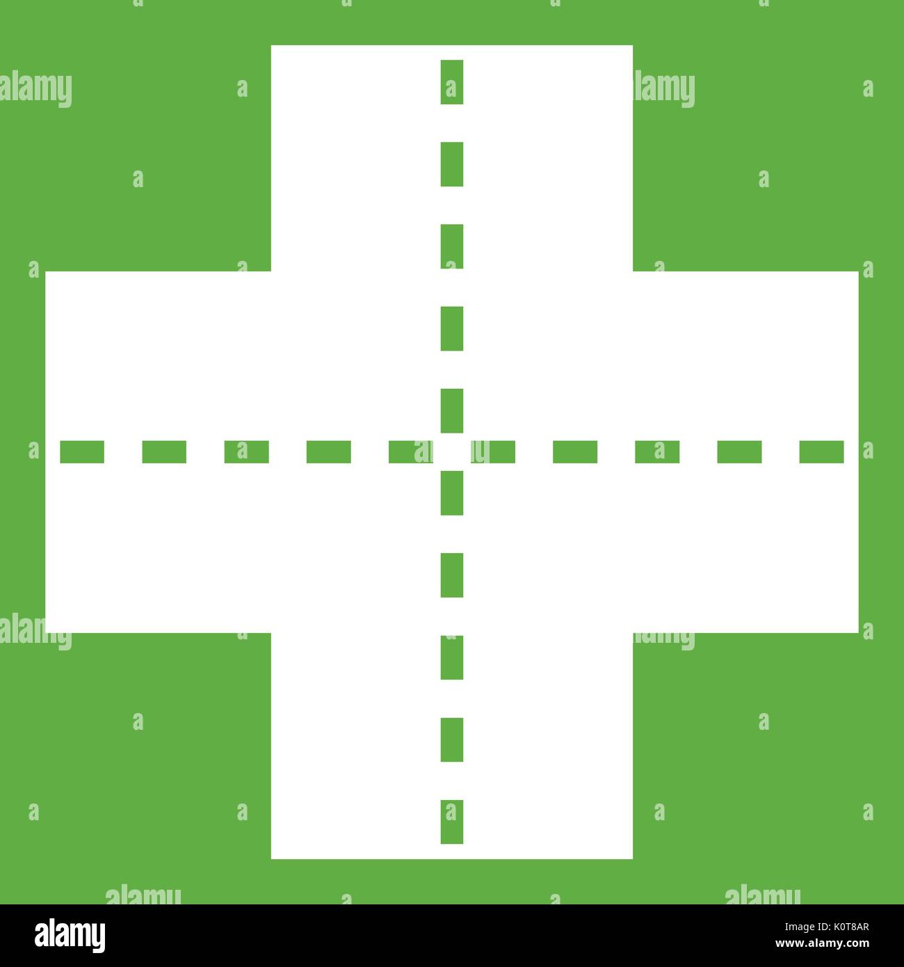 Green street corner Stock Vector Images - Alamy