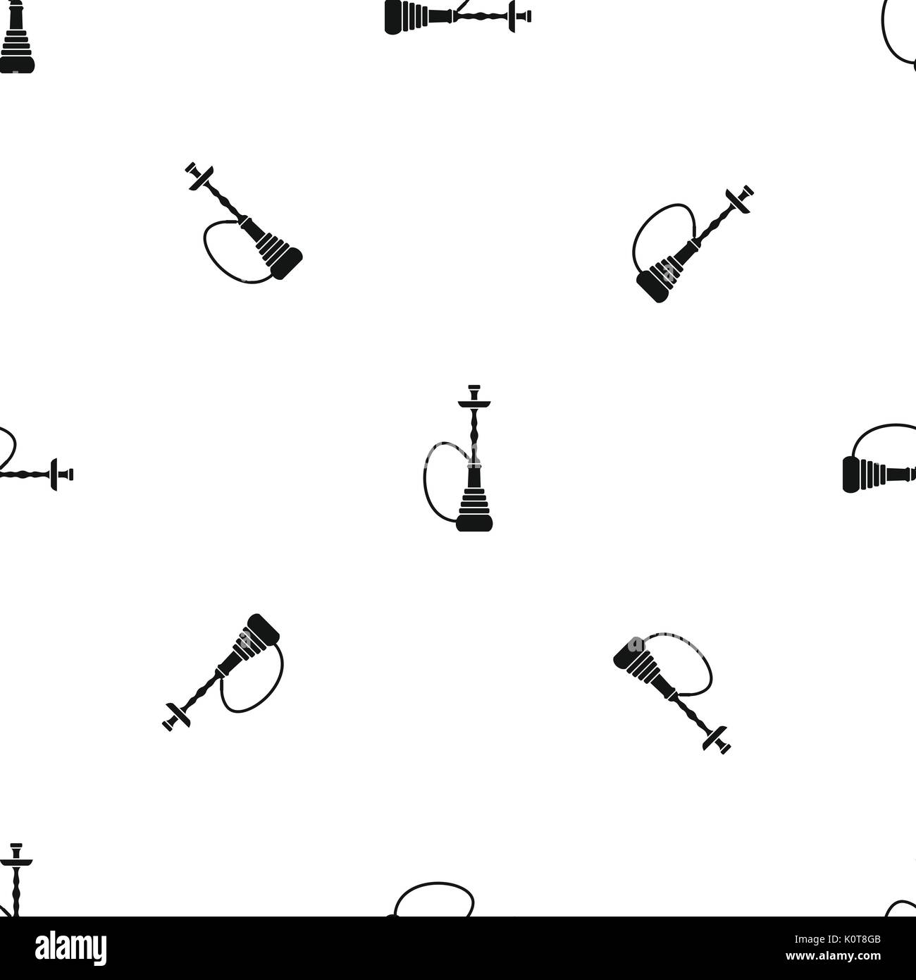 Hookah pattern seamless black Stock Vector Image & Art - Alamy