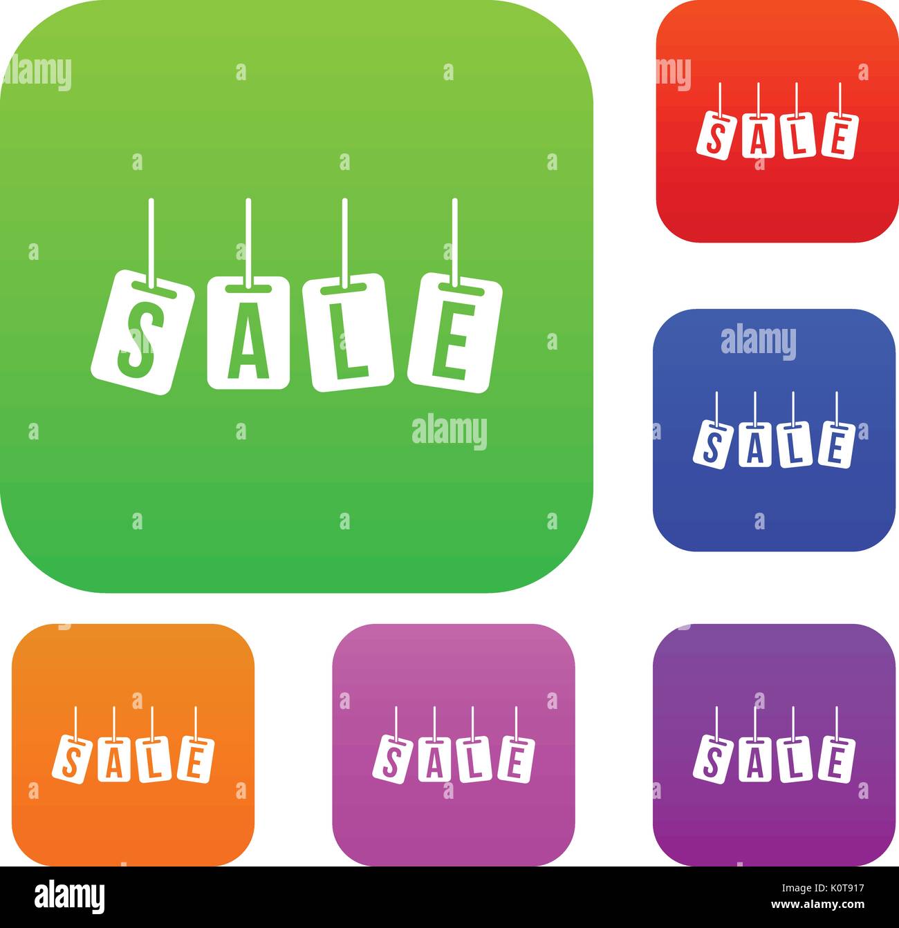 Hanging sales tags set collection Stock Vector Image & Art - Alamy