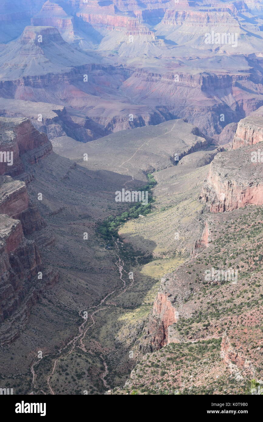 The Path of the Colorado River Through the Grand Canyon Stock Photo - Alamy