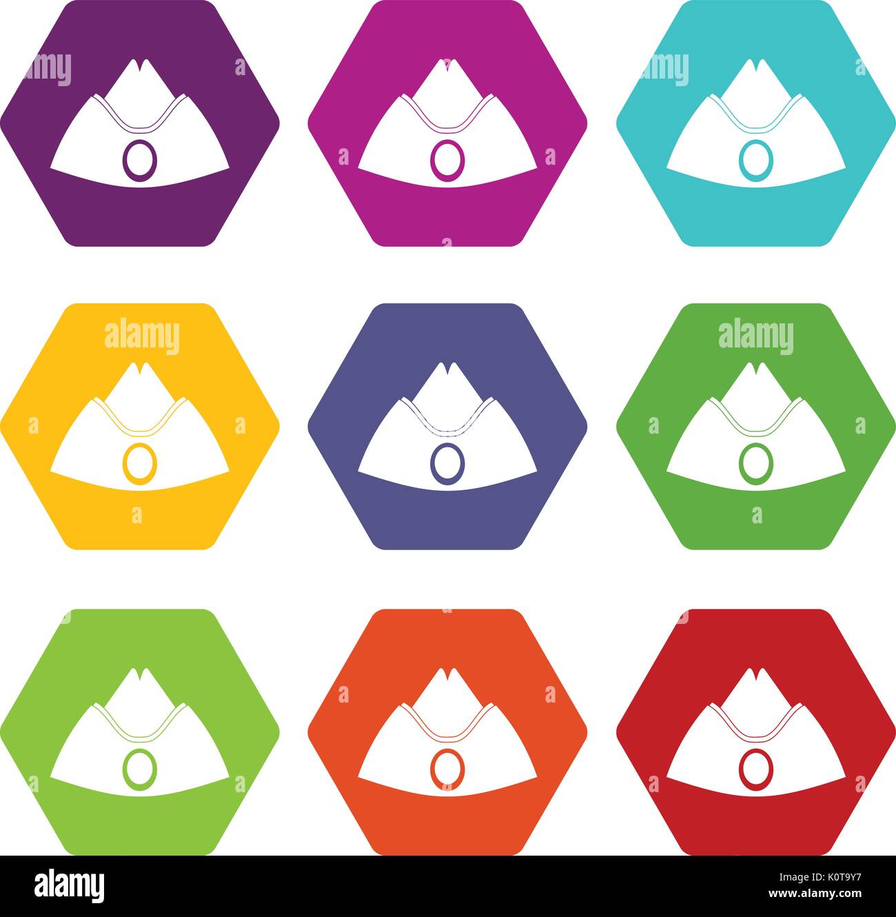 Military forage cap Stock Vector Images - Alamy