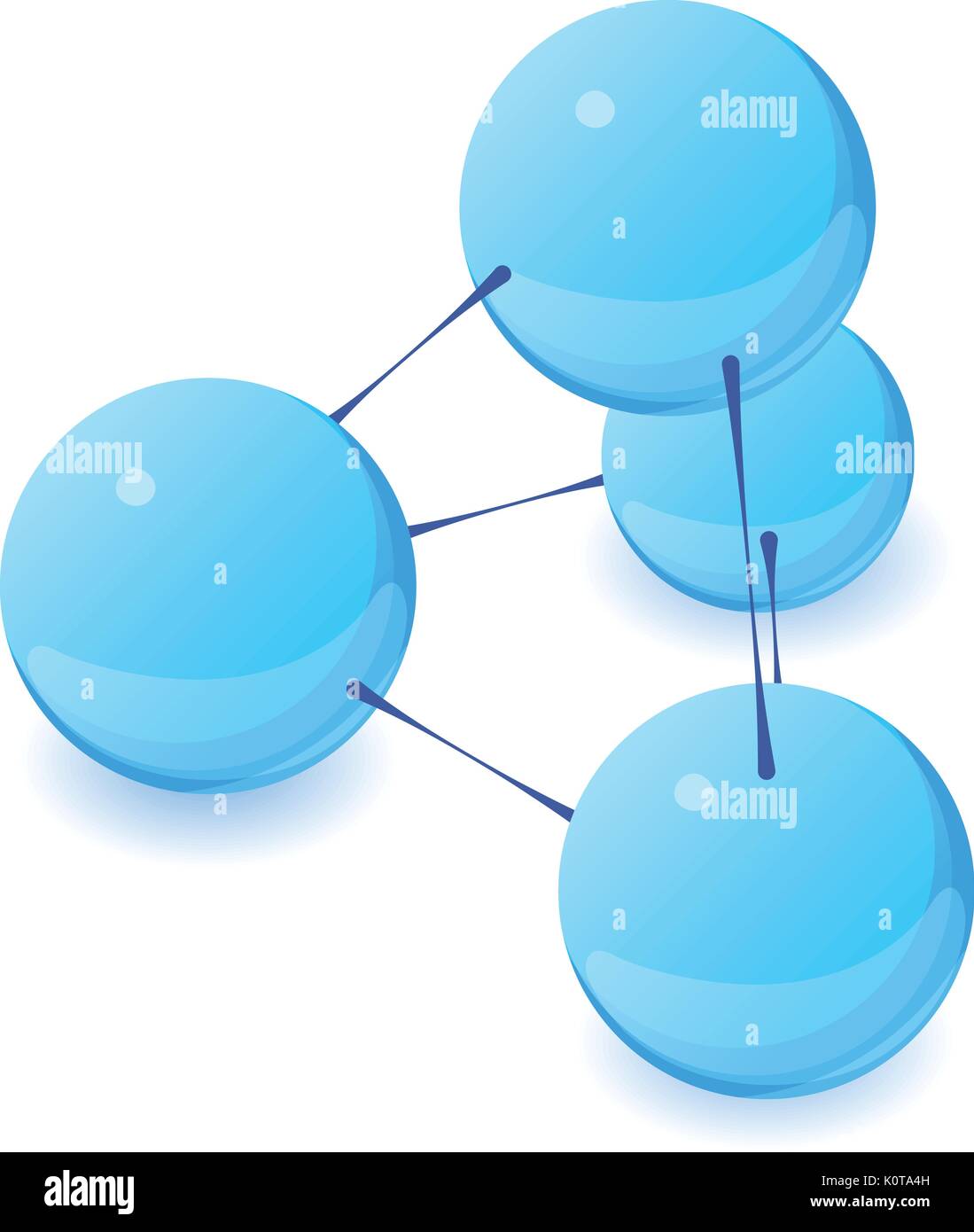 Molecular interaction Stock Vector Images - Alamy