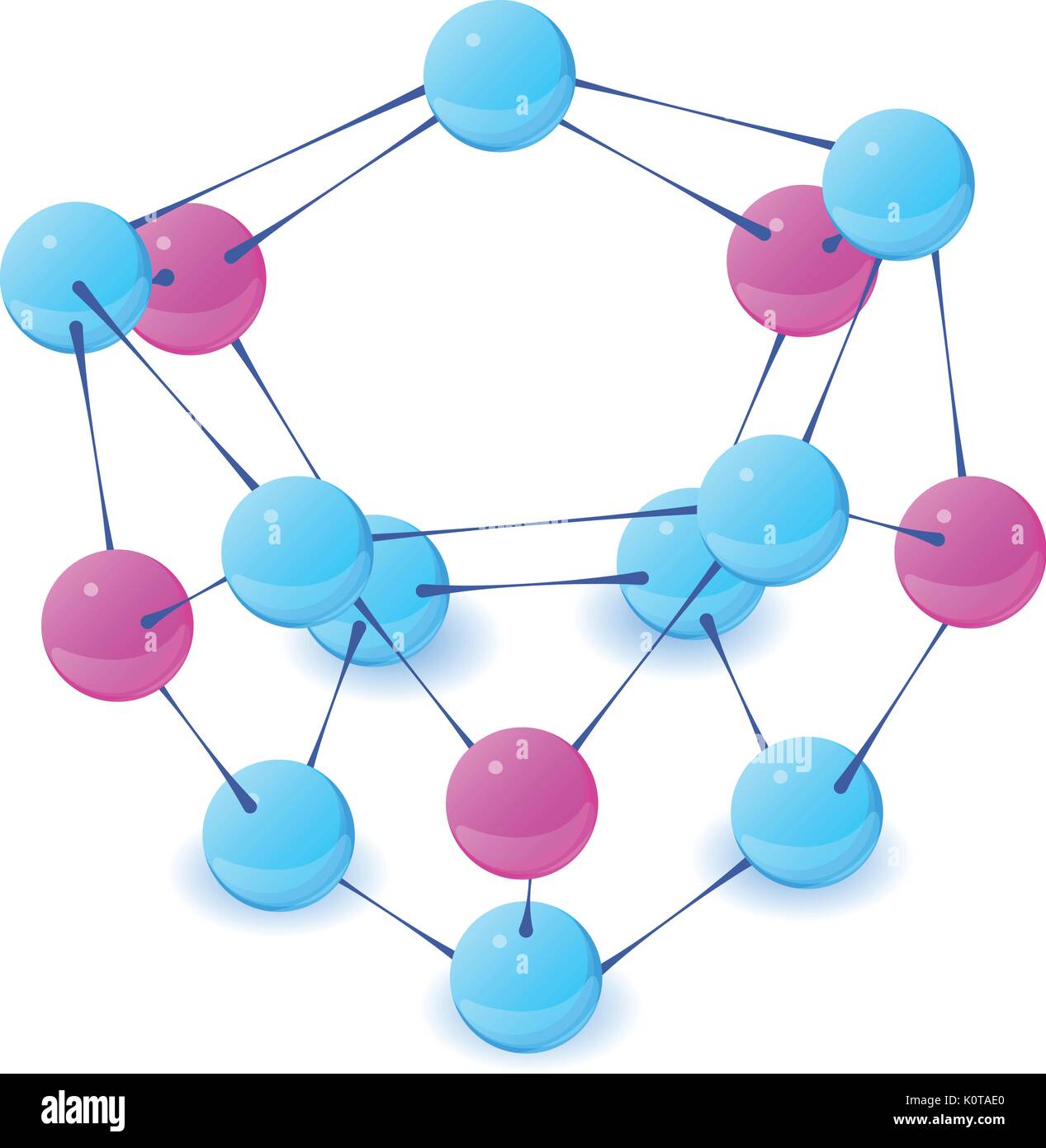 Clean molecule icon, isometric 3d style Stock Vector Image & Art - Alamy