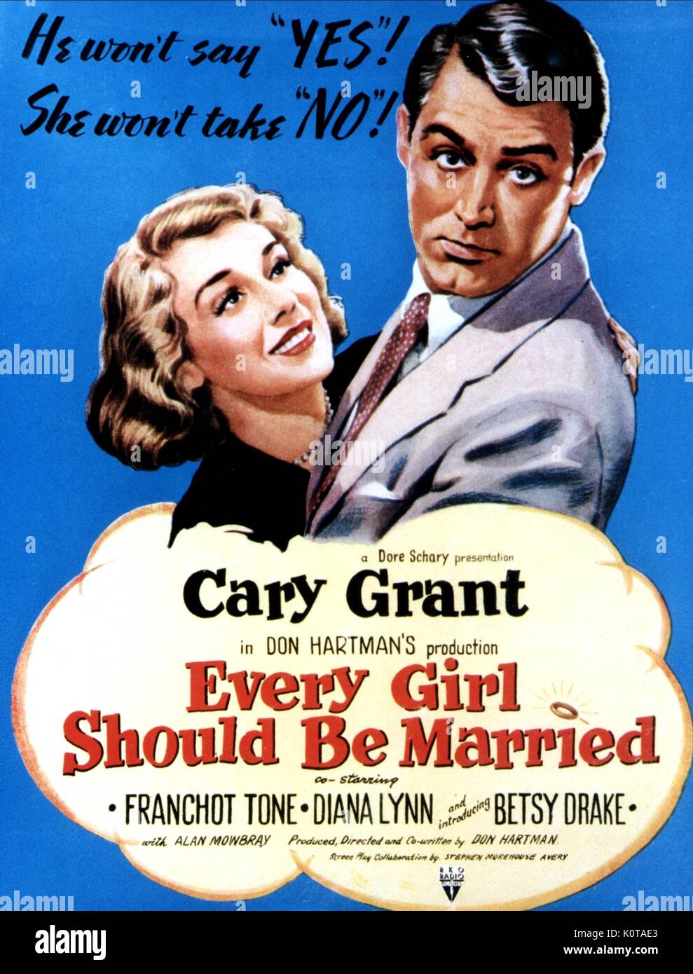 CARY GRANT EVERY GIRL SHOULD BE MARRIED (1948 Stock Photo - Alamy