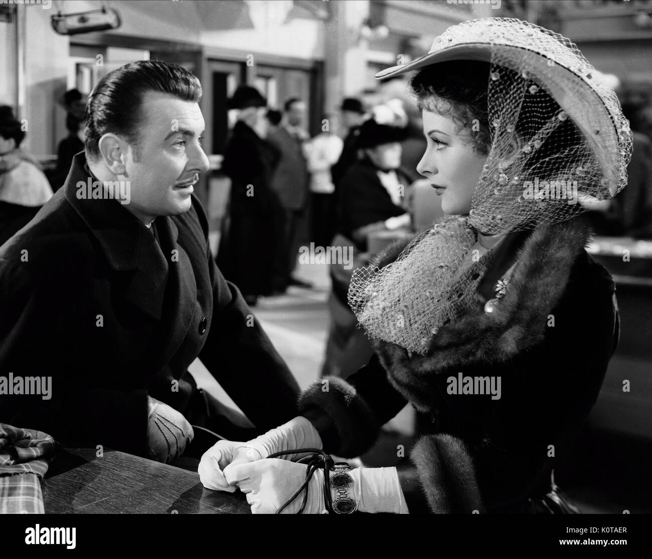 GEORGE BRENT, HEDY LAMARR, EXPERIMENT PERILOUS, 1944 Stock Photo - Alamy