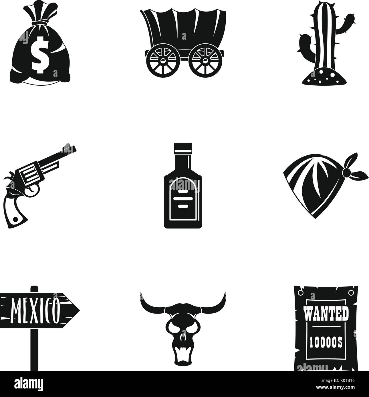 Wild west icon set, simple style Stock Vector Image & Art - Alamy Wild west icon set, simple style Stock Vector Image & Art - Alamy