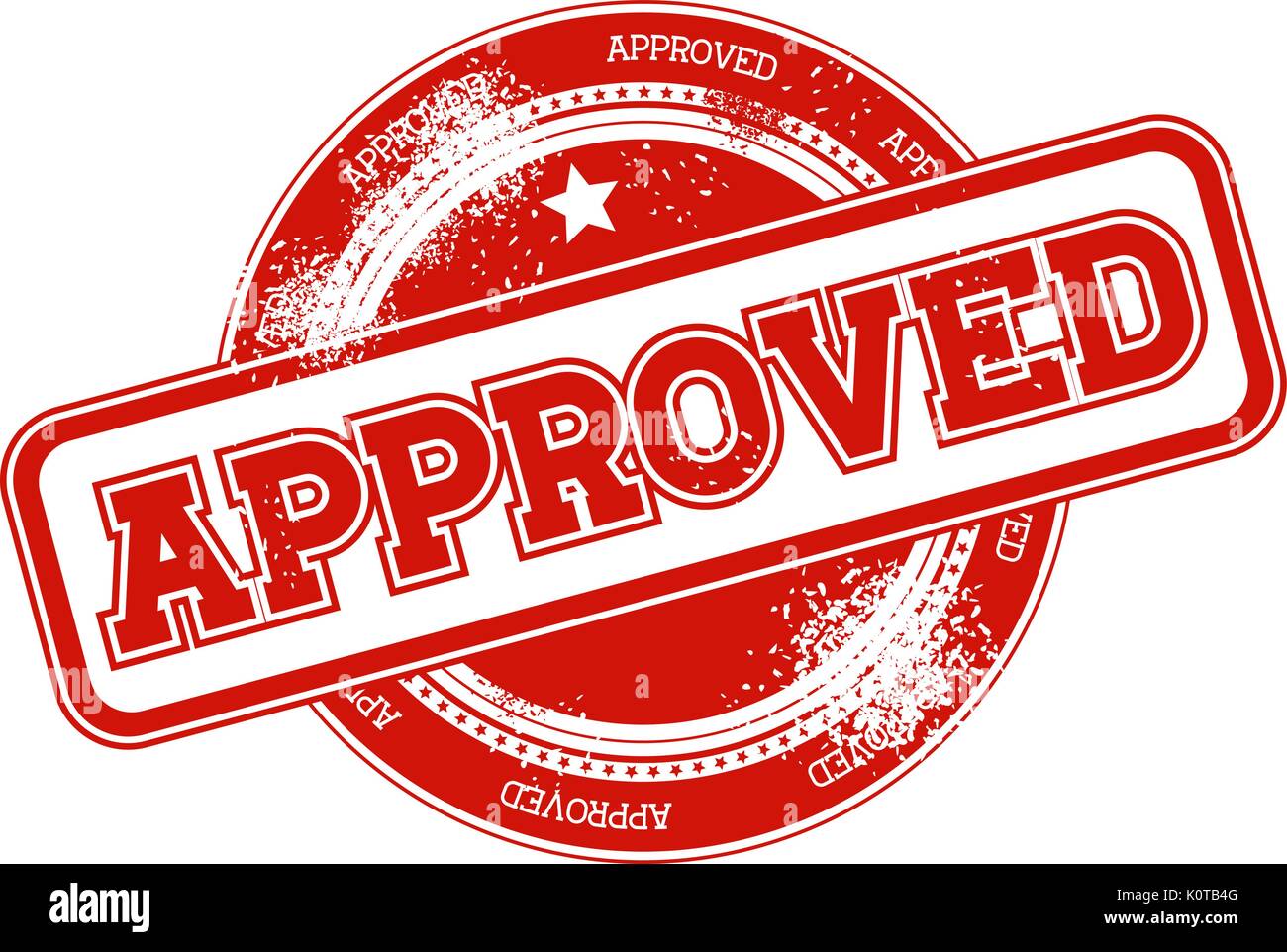 Approved sticker hi-res stock photography and images - Alamy