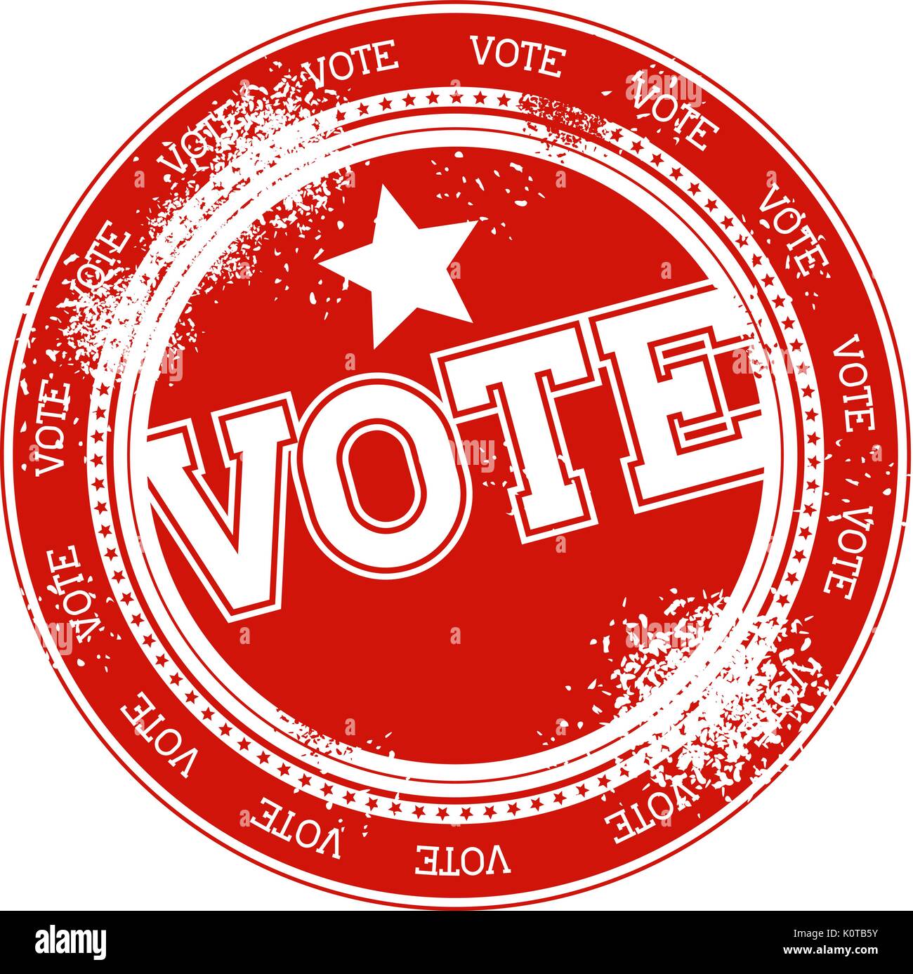vote grunge stamp isolated on white background Stock Vector Image & Art - Alamy