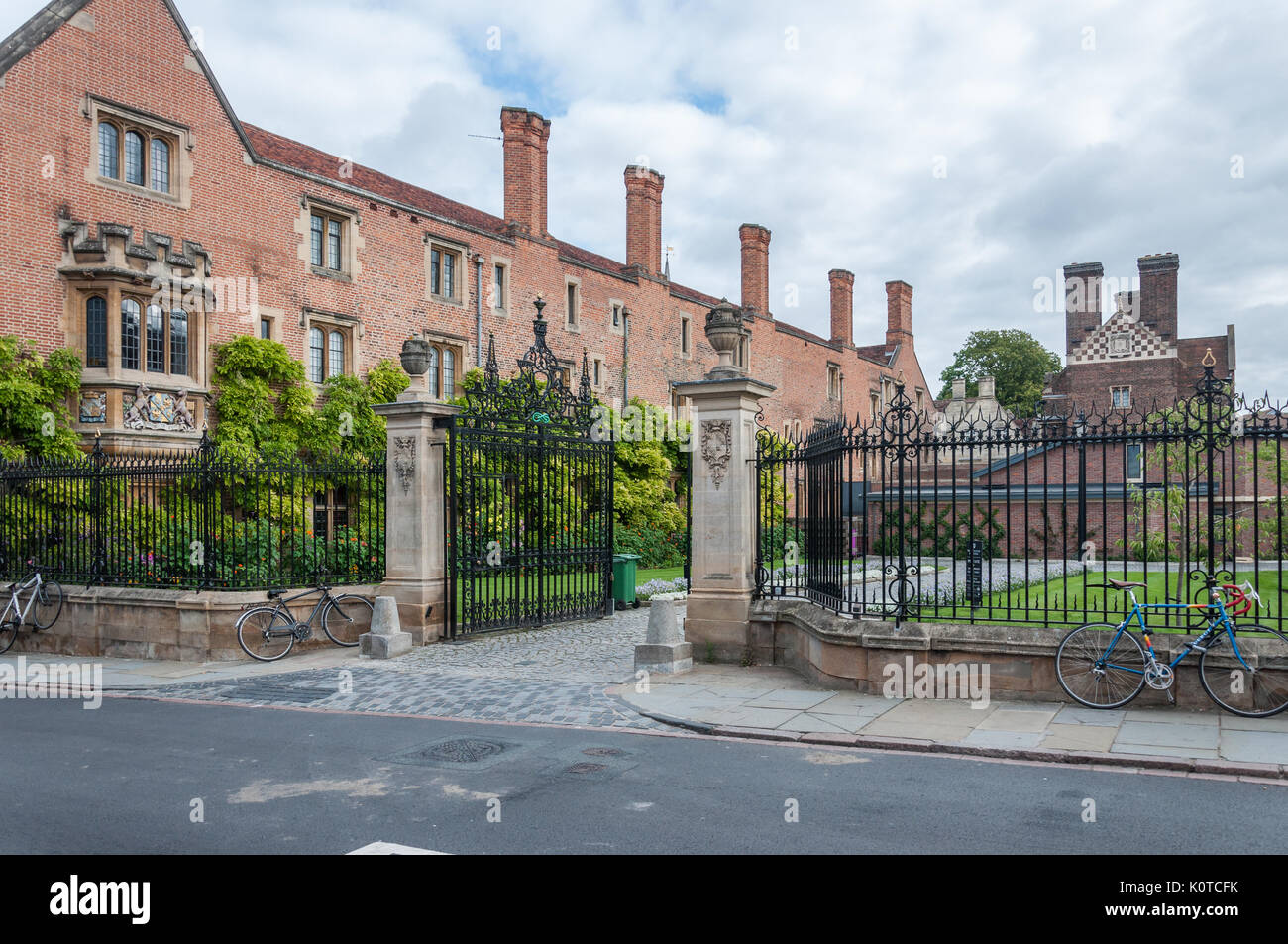 Entrance gate to Magdalene College, University of Cambridge, Magdalene ...