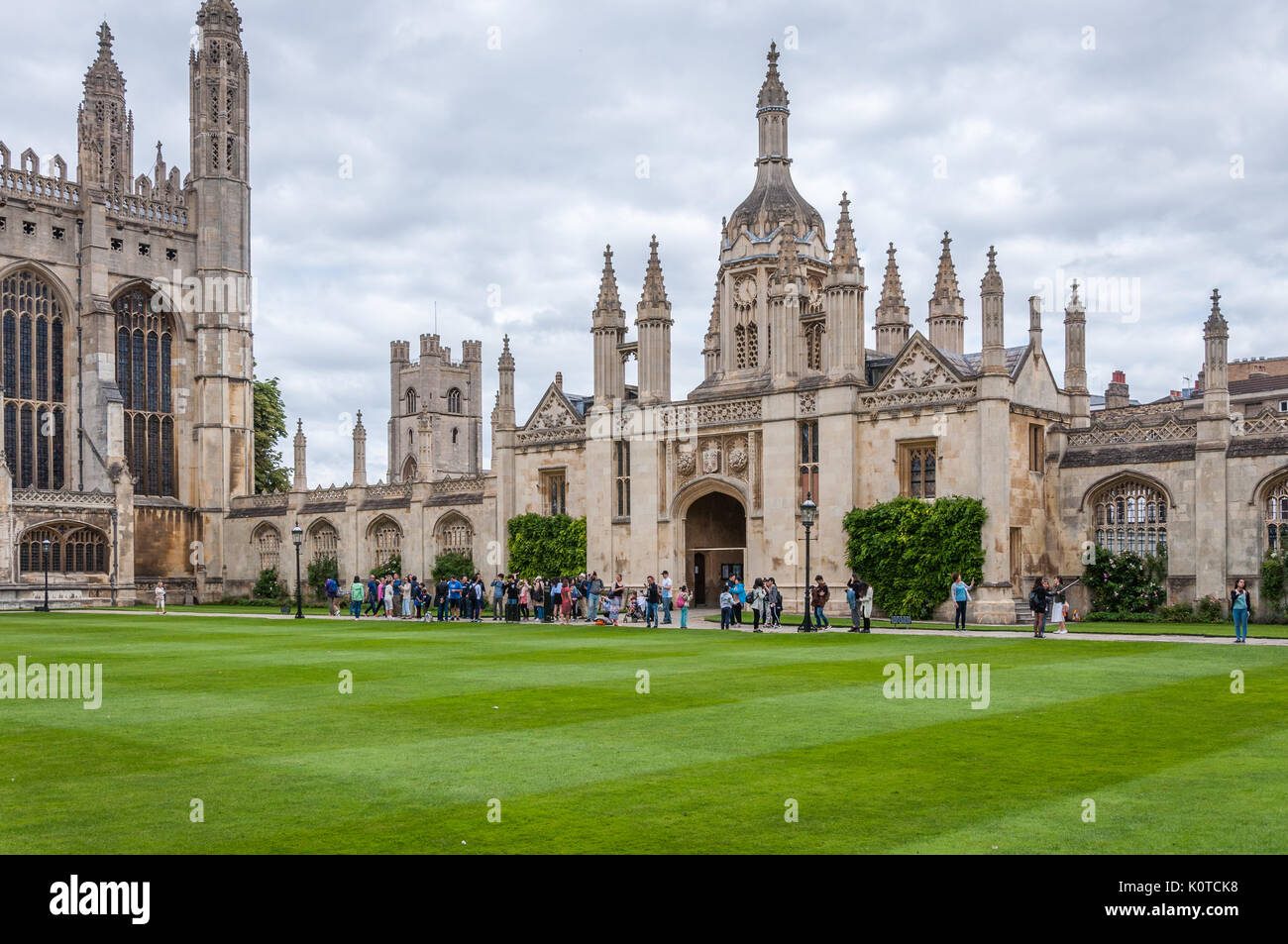 The Gatehouse and screen wall to King's College, Cambridge, as seen ...