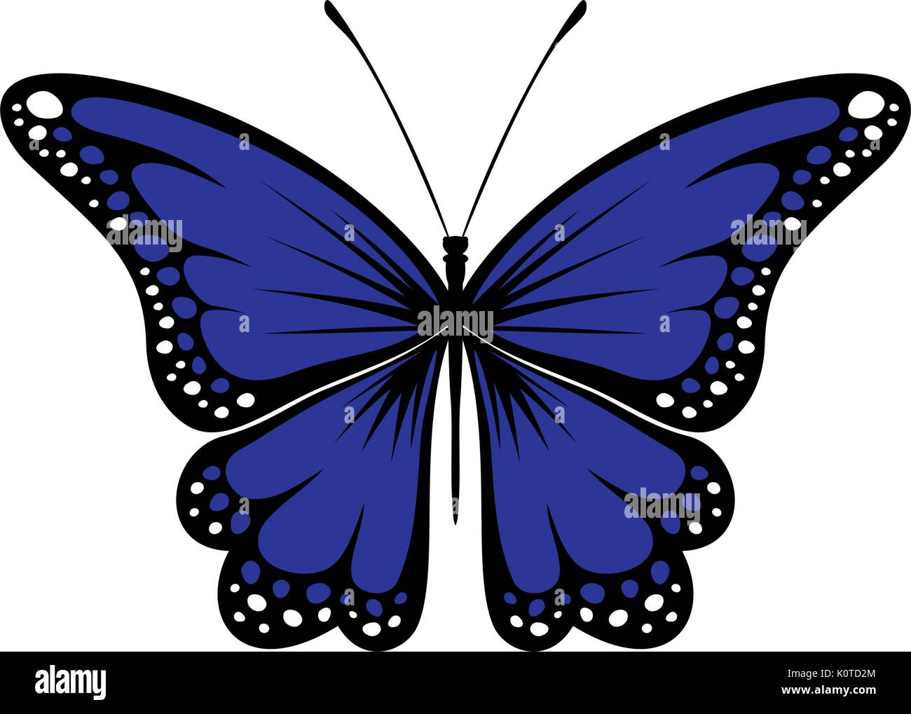 butterfly design isolated on white background in vector format very ...